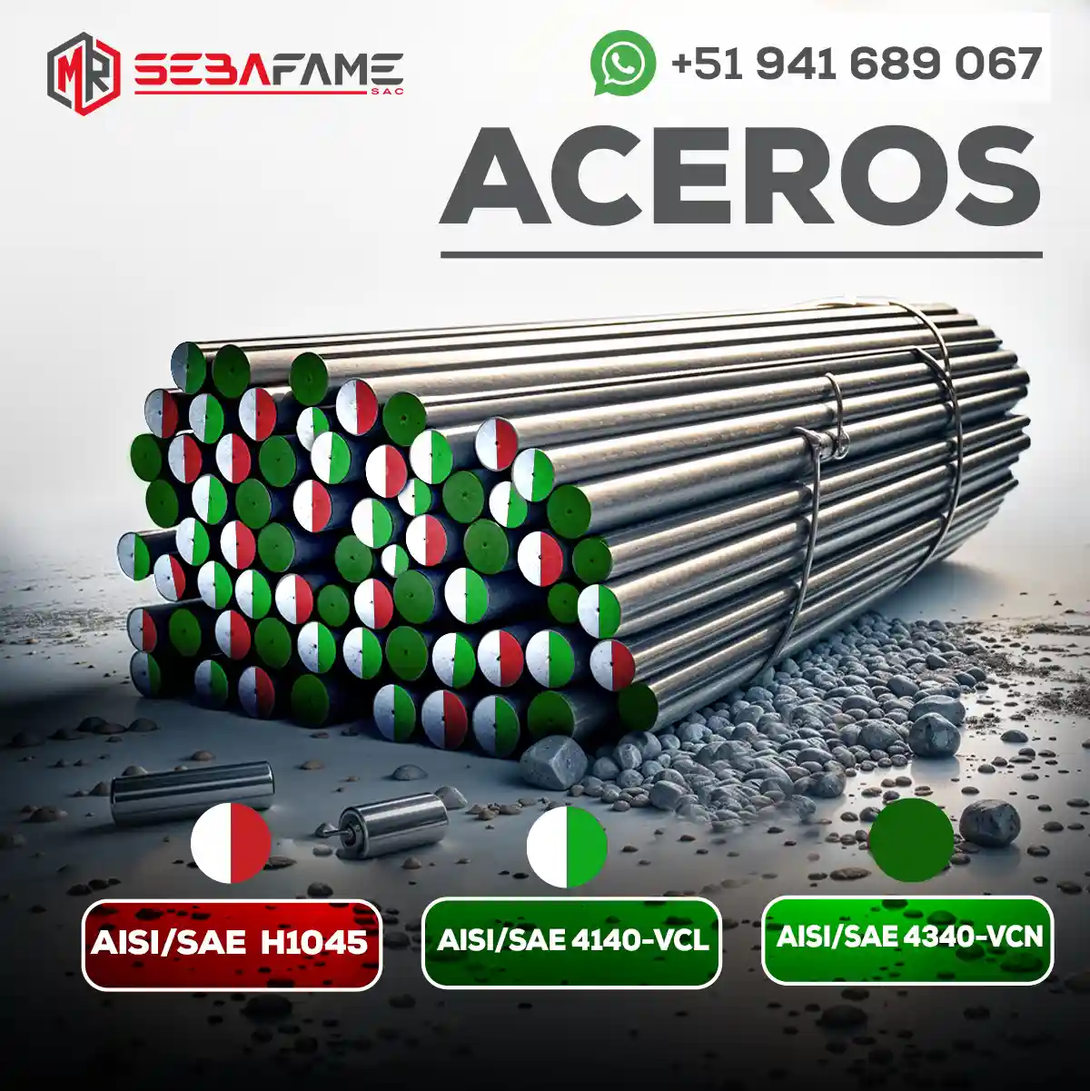 10 Datos Clave sobre los Aceros AISI SAE 1045, 4140 y 4340: Propiedades, Usos y Venta - Sebafame